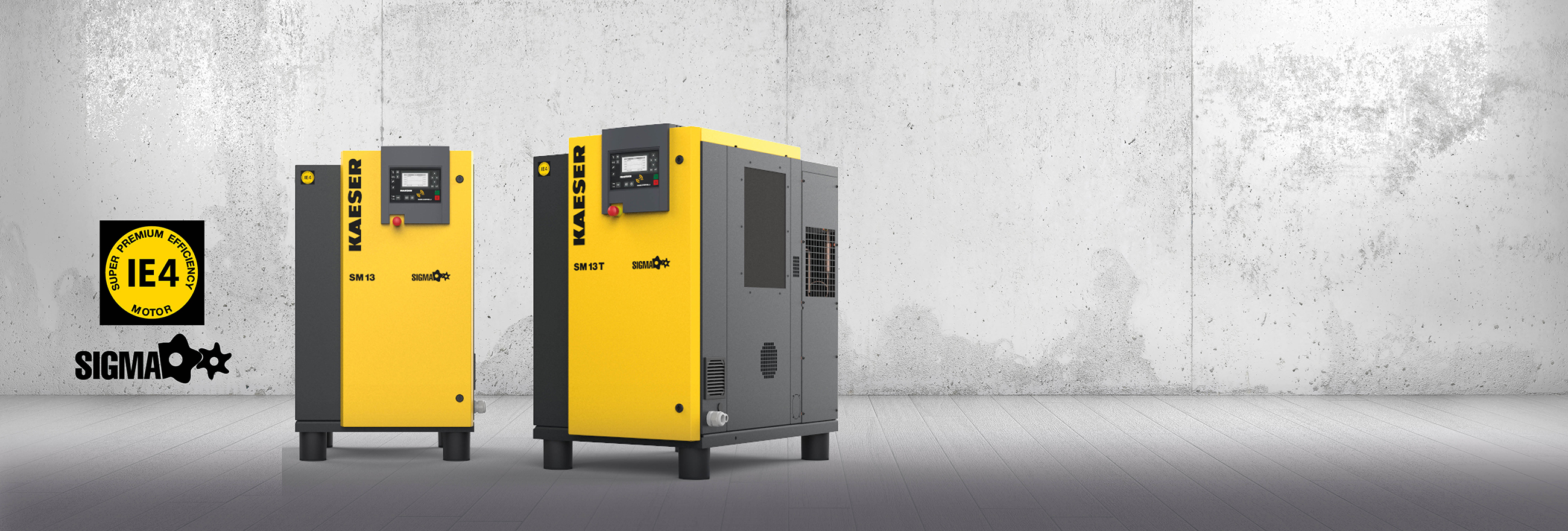 SM rotary screw compressors with SIGMA 06