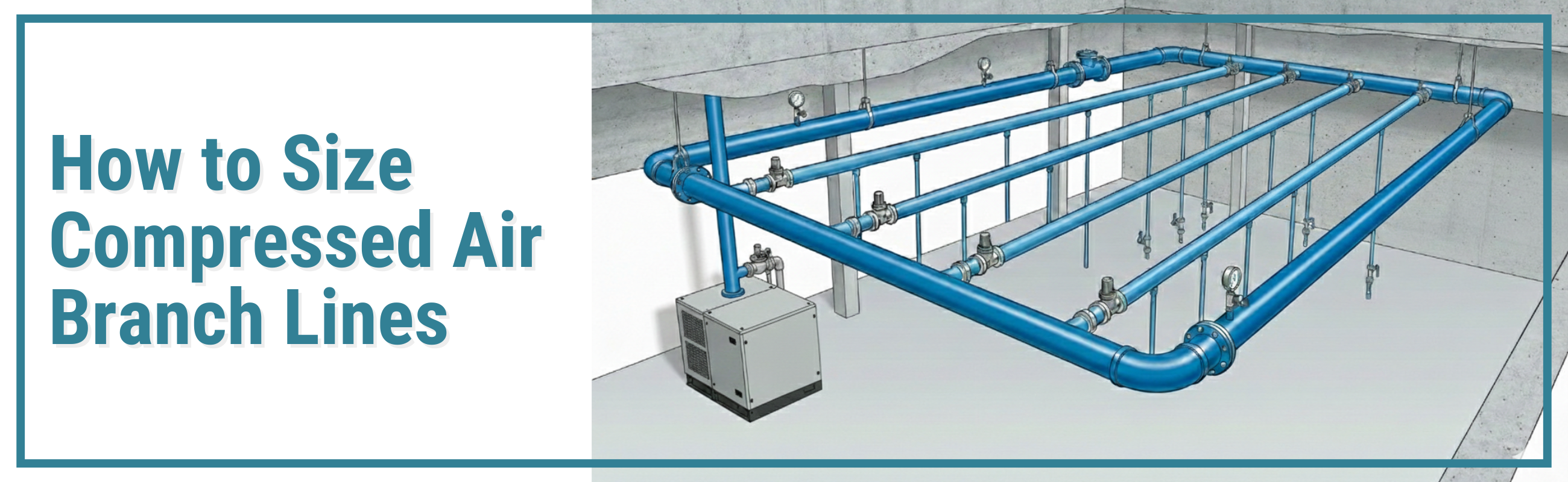 How To Size Compressed Air Branch Lines | Kaeser Talks Shop